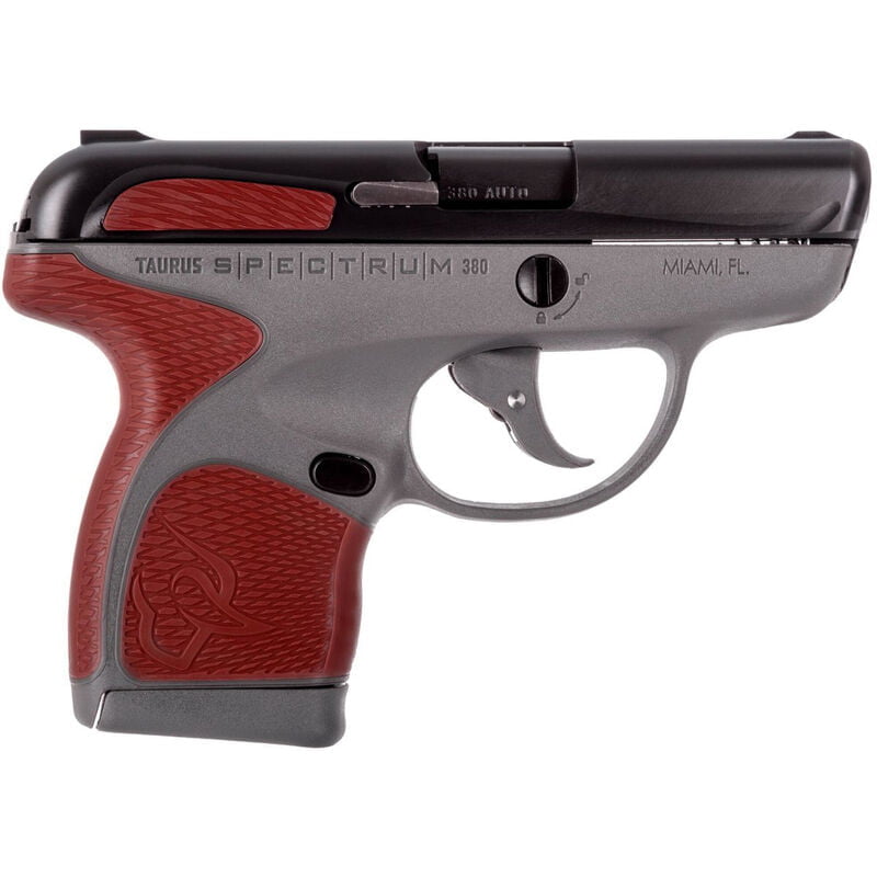 Taurus Spectrum .380 ACP Semi Auto Pistol 2.8" Barrel 6 Rounds Gray ...