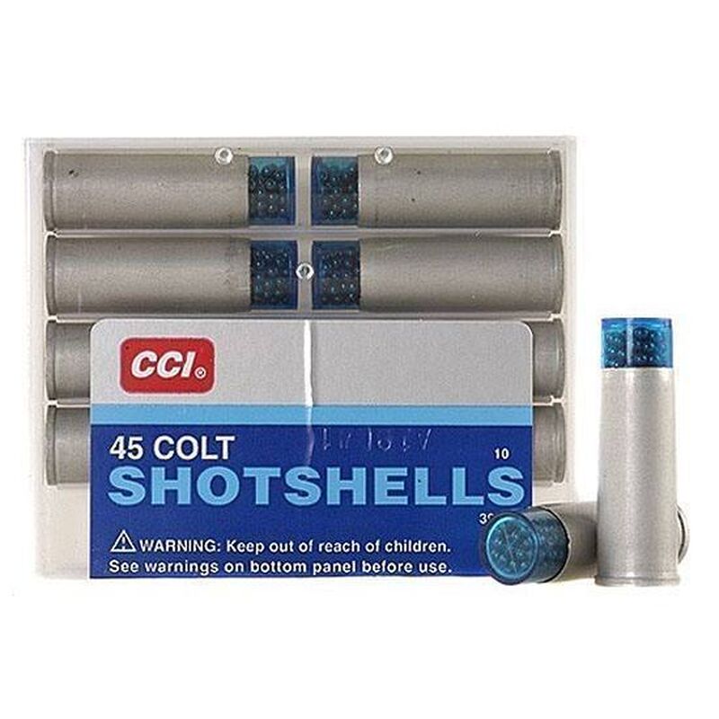 CCI .45 Colt Shotshell Ammunition 10 Rounds #9 Shot 150 Grains