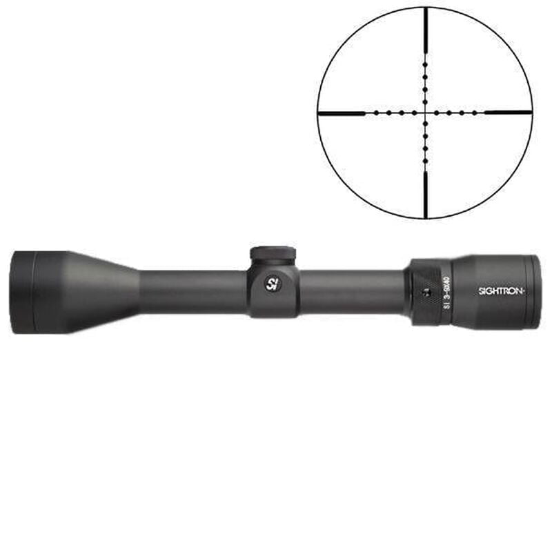 Sightron SI Hunter Series 3-9×40 Riflescope Mil-Dot Reticle 1″ Tube 1/4 ...