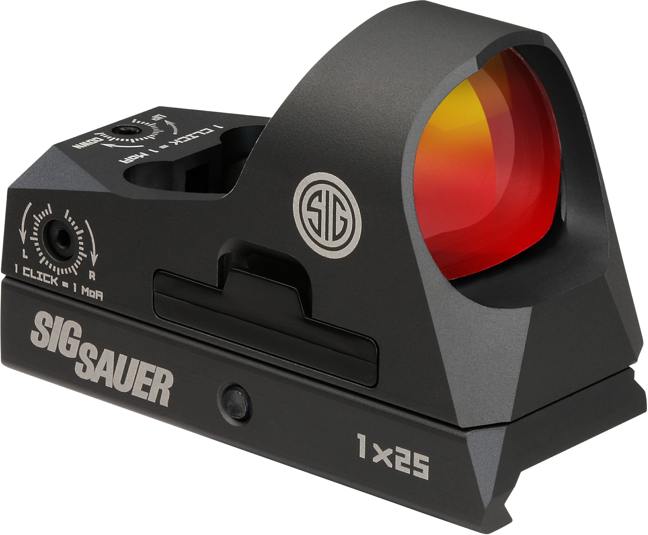 Sig Sauer ROMEO3 Reflex Sight 1x 25mm 1 MOA Adjustments 3 MOA Dot ...