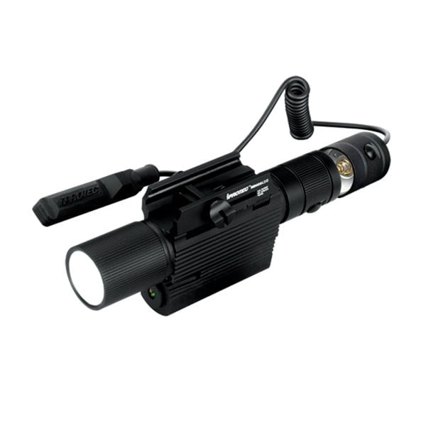 Iprotec 400 Lumen Rail Mount Light and Green Laser