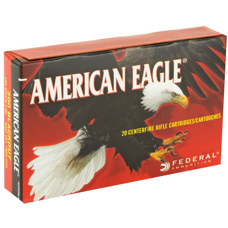 Federal American Eagle 300 AAC Blackout Ammo 150 Grain Full