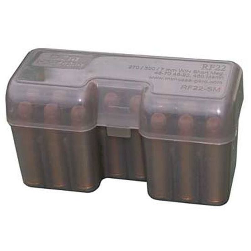 MTM Case-Gard RF22 Series 22 Round Short Magnum Ammunition Box ...