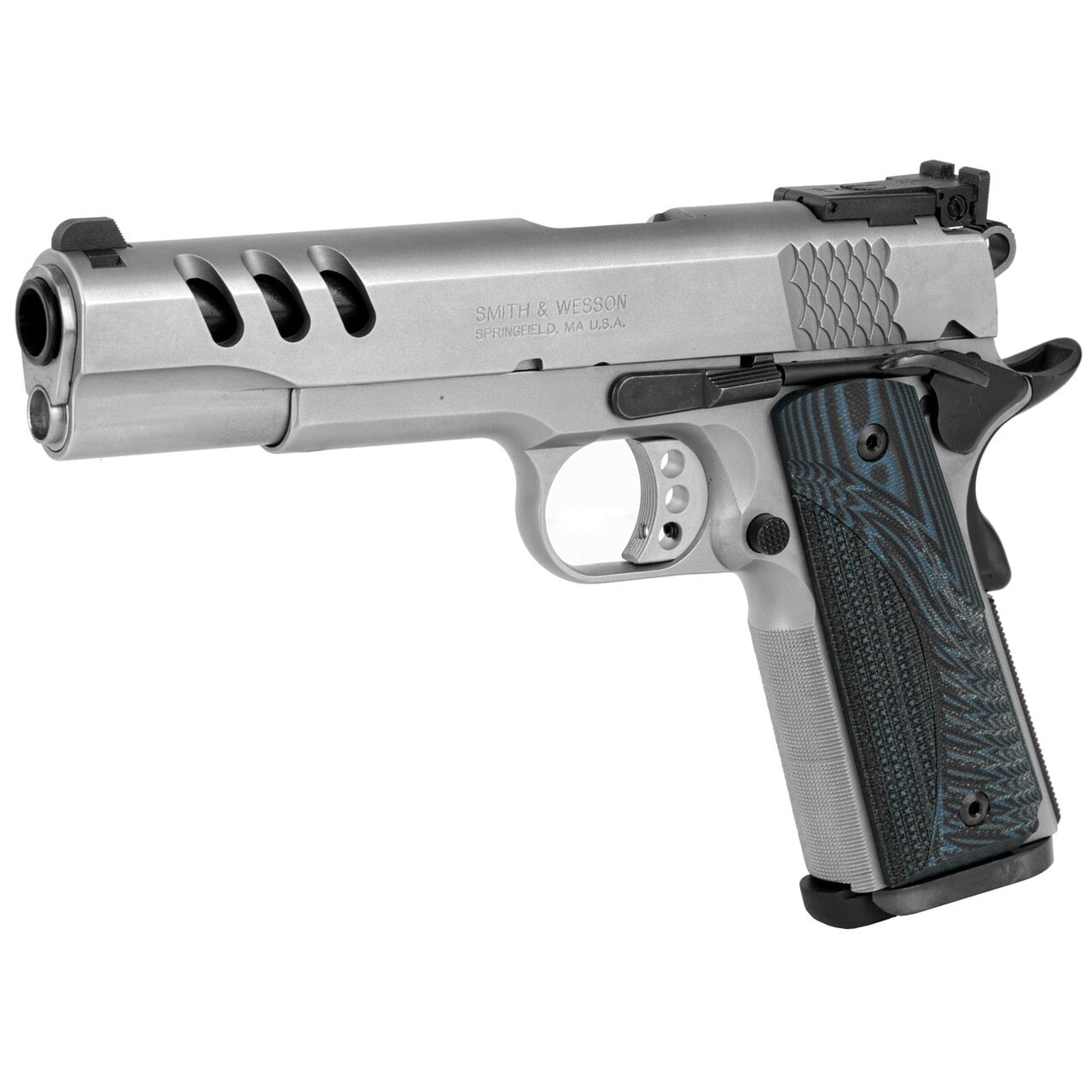 Smith & Wesson 1911 Custom Performance Center 45 ACP 5" SS Throated ...