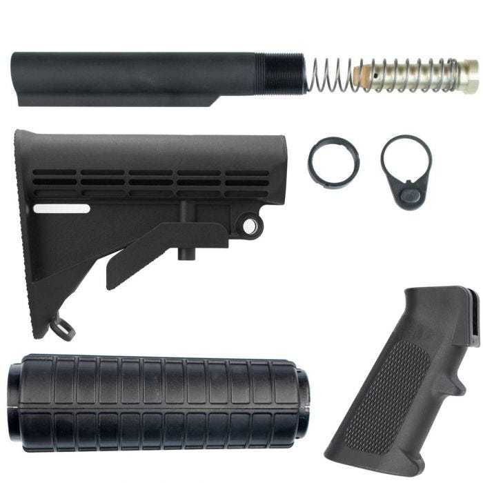 OG Equipment AR-15 Collapsible Stock With Pistol Grip and Forend