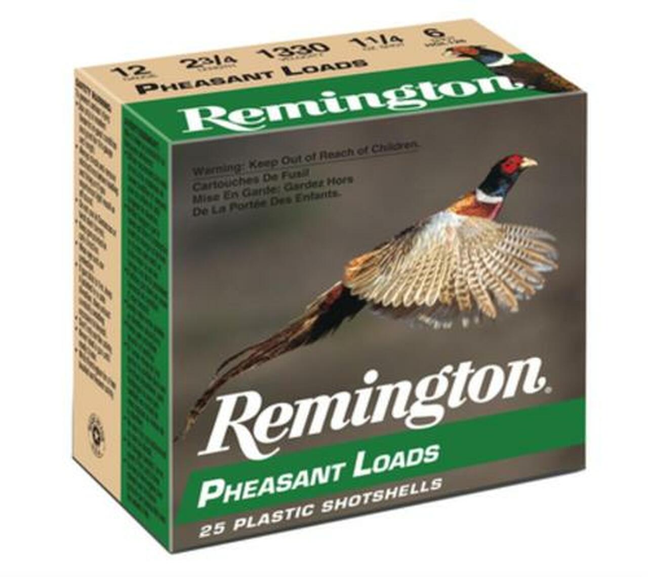 Remington Pheasant 12 Ga, 2.75", 1330 FPS, 1.25oz, 4 Shot, 2