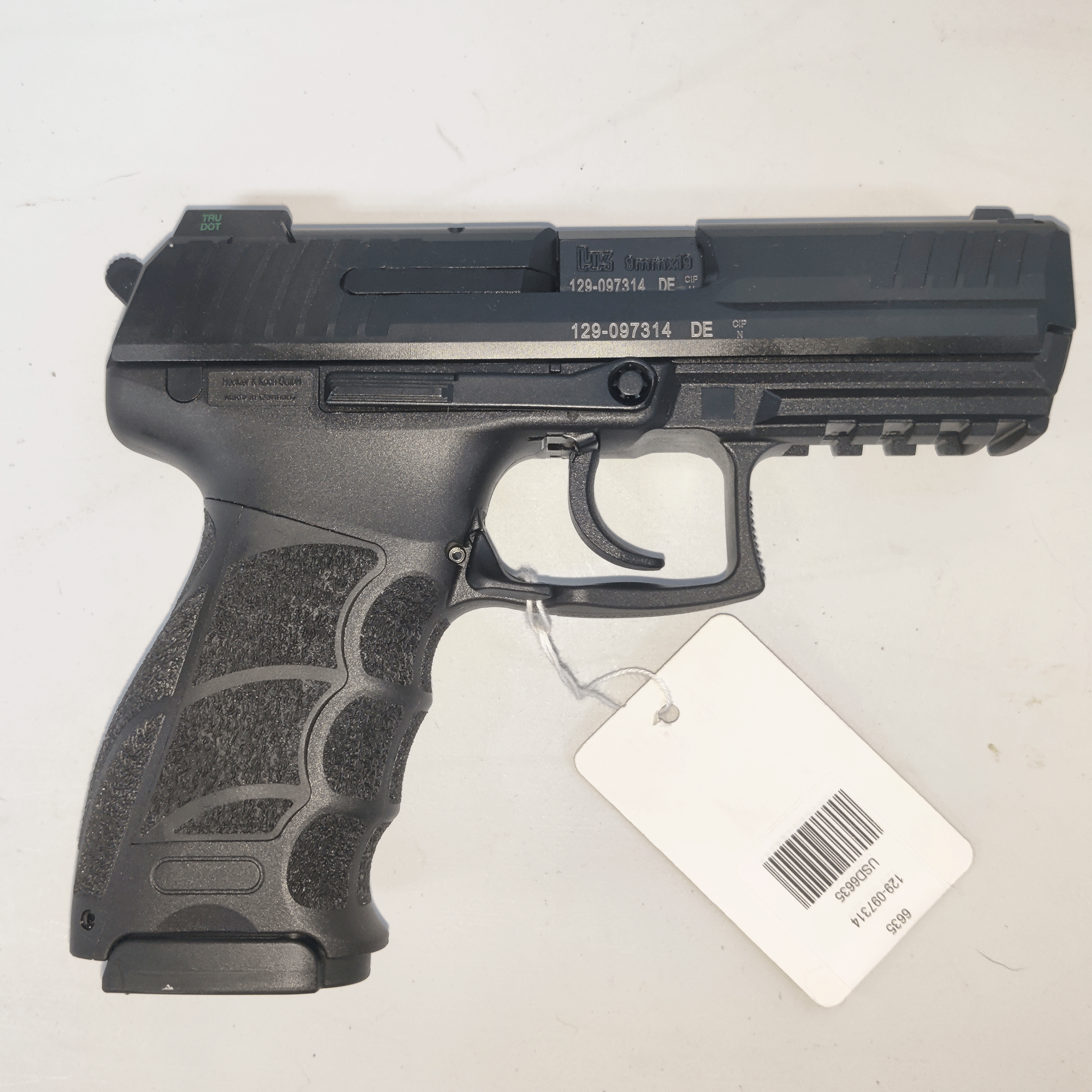 H&K P30-V3 9MM w/4 17rd Magazines, Original Case, Backstraps ...