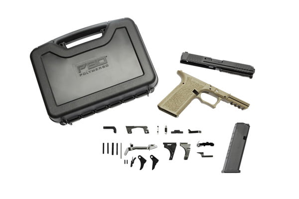 Polymer80 Full Sized AFT Kit FDE 17rd Semi-Auto Full Kit - Click-Click-Boom