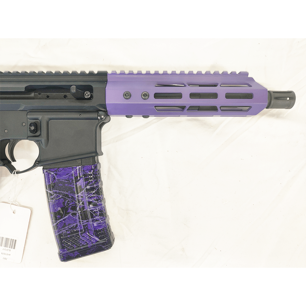 APF AR-15 Pistol 5.56NATO/.223 w/BCA Upper Purple 7.5" 1:7 Twist w ...