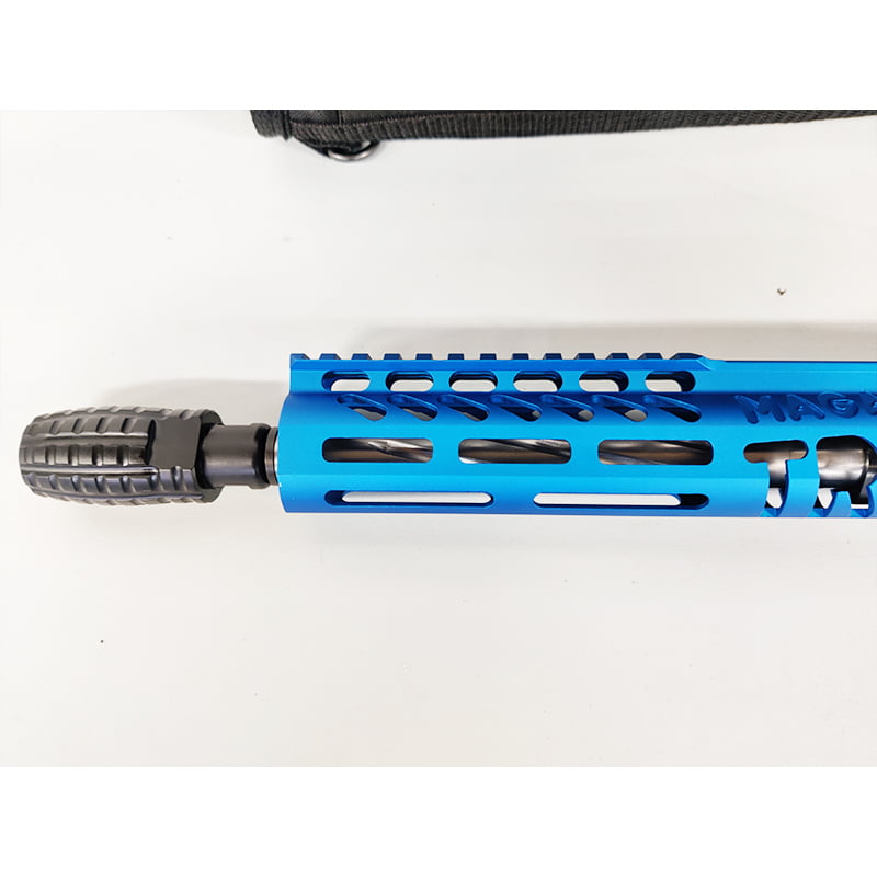 Custom Trump AR-15 Blue 16" Stainless Barrel 5.56NATO, 30rd Mag, Zipped ...