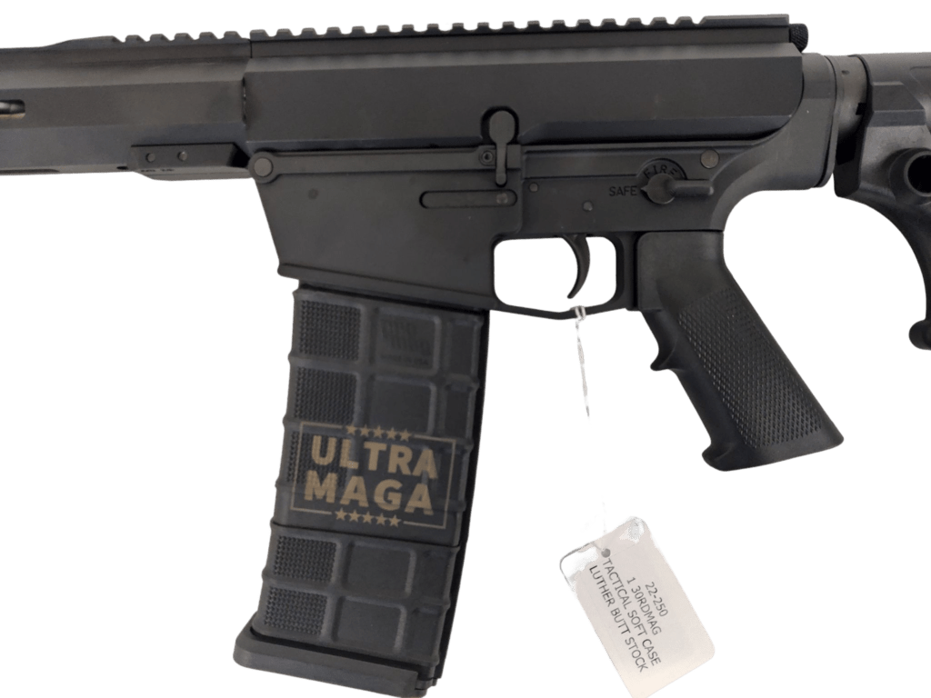 APF AR-10 .22-250 Semi-Auto Rifle w/BCA Upper 20in 416R SS Barrel, Side ...