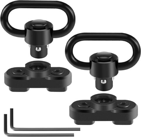 FANGOSS Two Point and Traditional Mlock Sling Rail Mounts with 1.25 ...