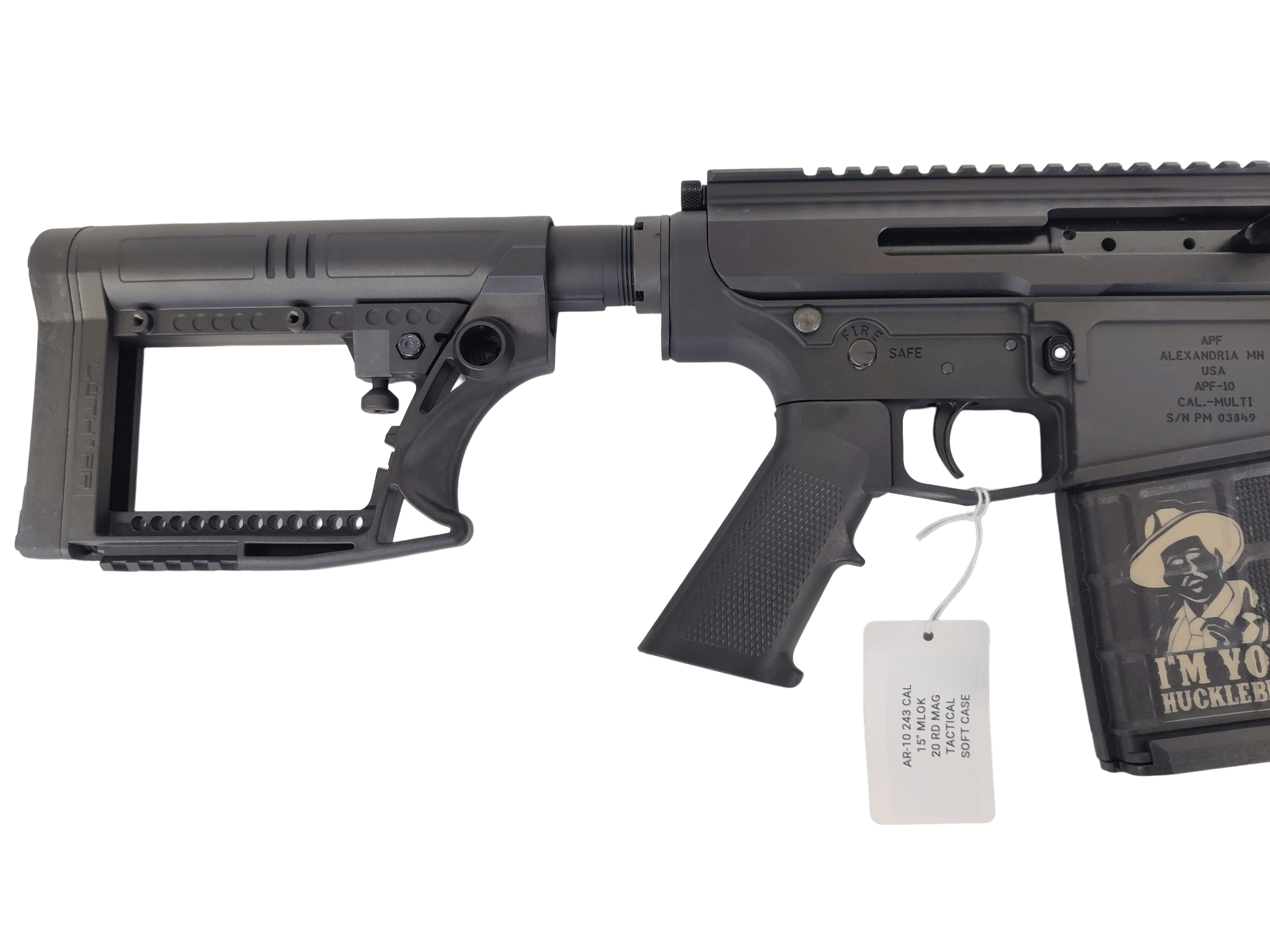 APF/BCA AR-10 .243WIN Semi-Auto Rifle 20in. Barrel 20rd Mag, Zipped ...