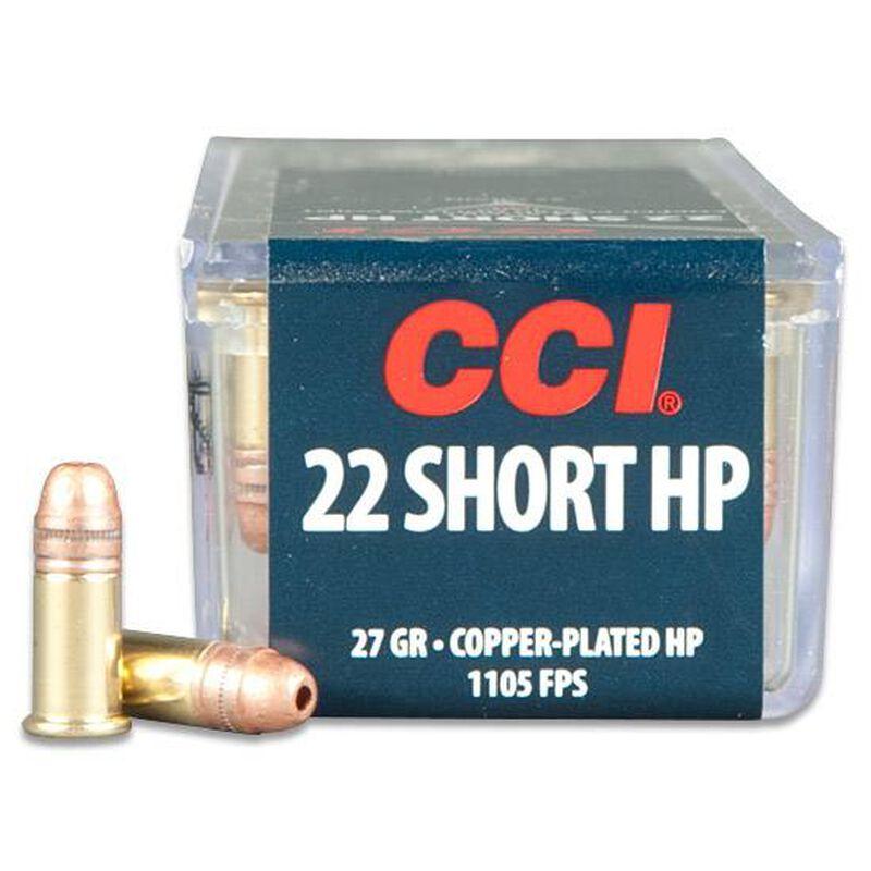 .22 Short CCI Copper Plated HP 27 Grain 100 Round Box 1105 fps - Click ...
