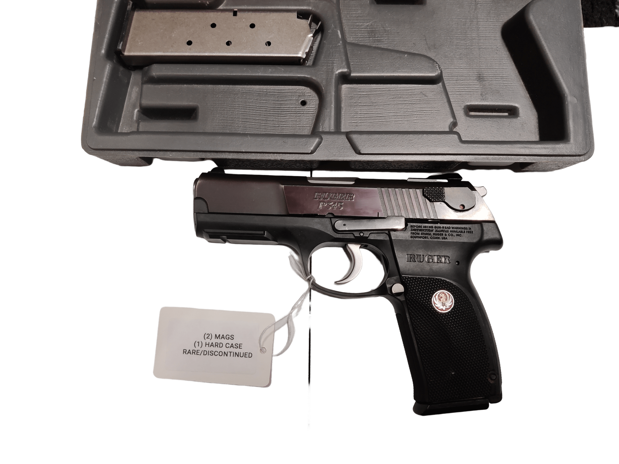 Used Ruger P345 Semi-Auto .45 ACP 4in Barrel 8rd w/2 Mags, Original ...