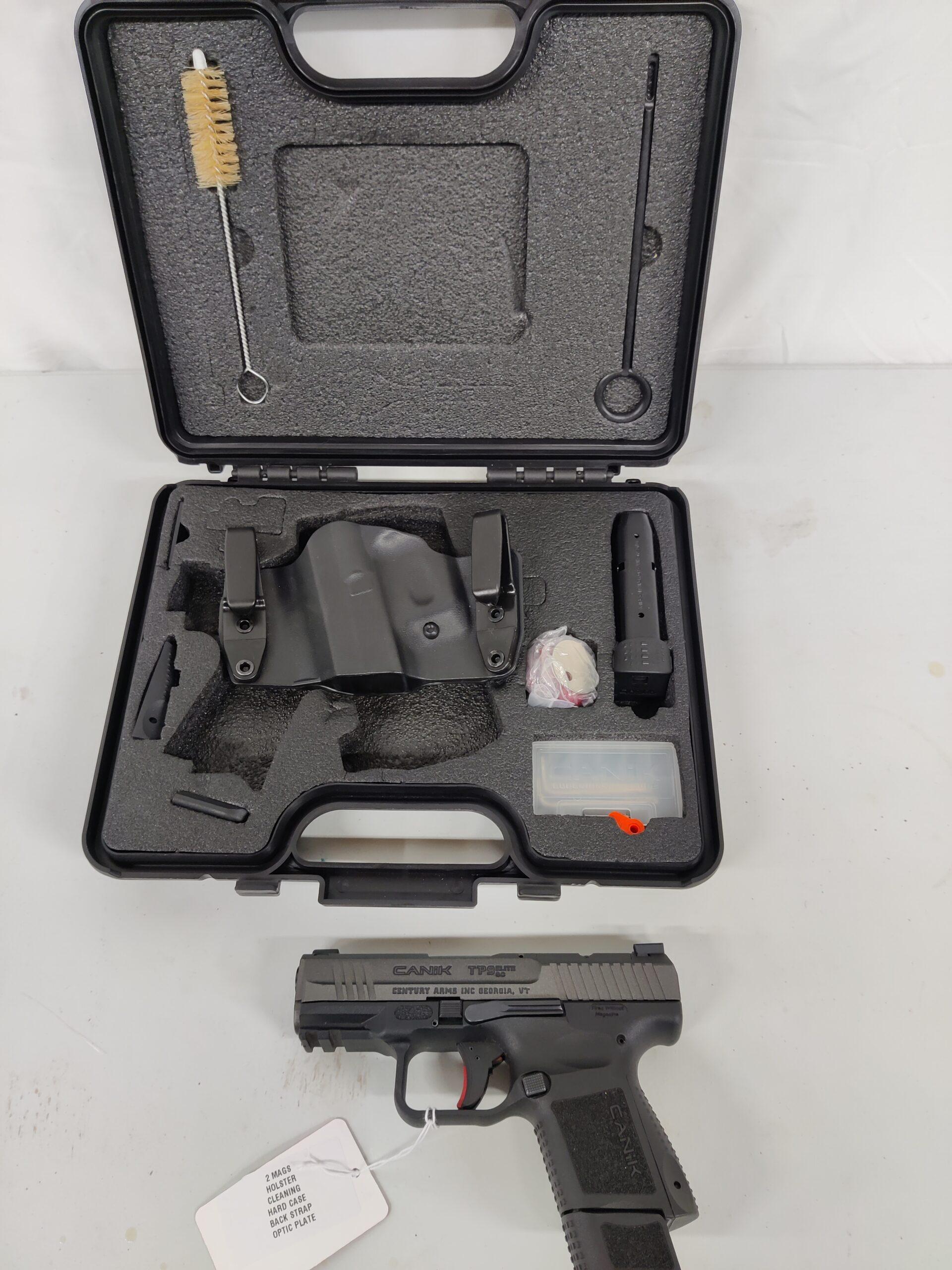 Used Canik TP9 Elite SC Semi-Auto 9MM Sub Compact w/Hard Case, Holster ...