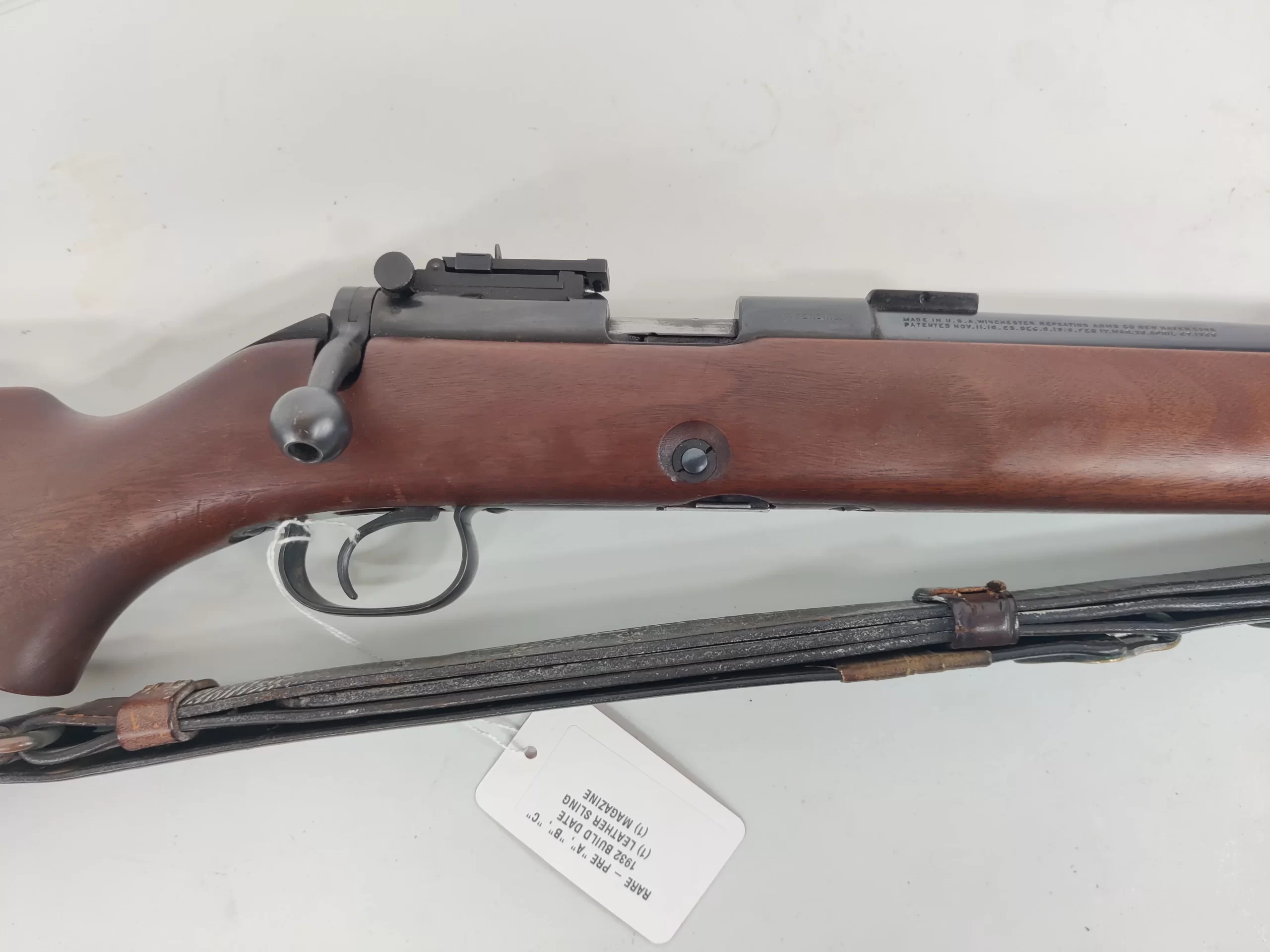 Used Winchester Model 52 .22LR Bolt Action Rifle 28in Barrel 1932 Build ...