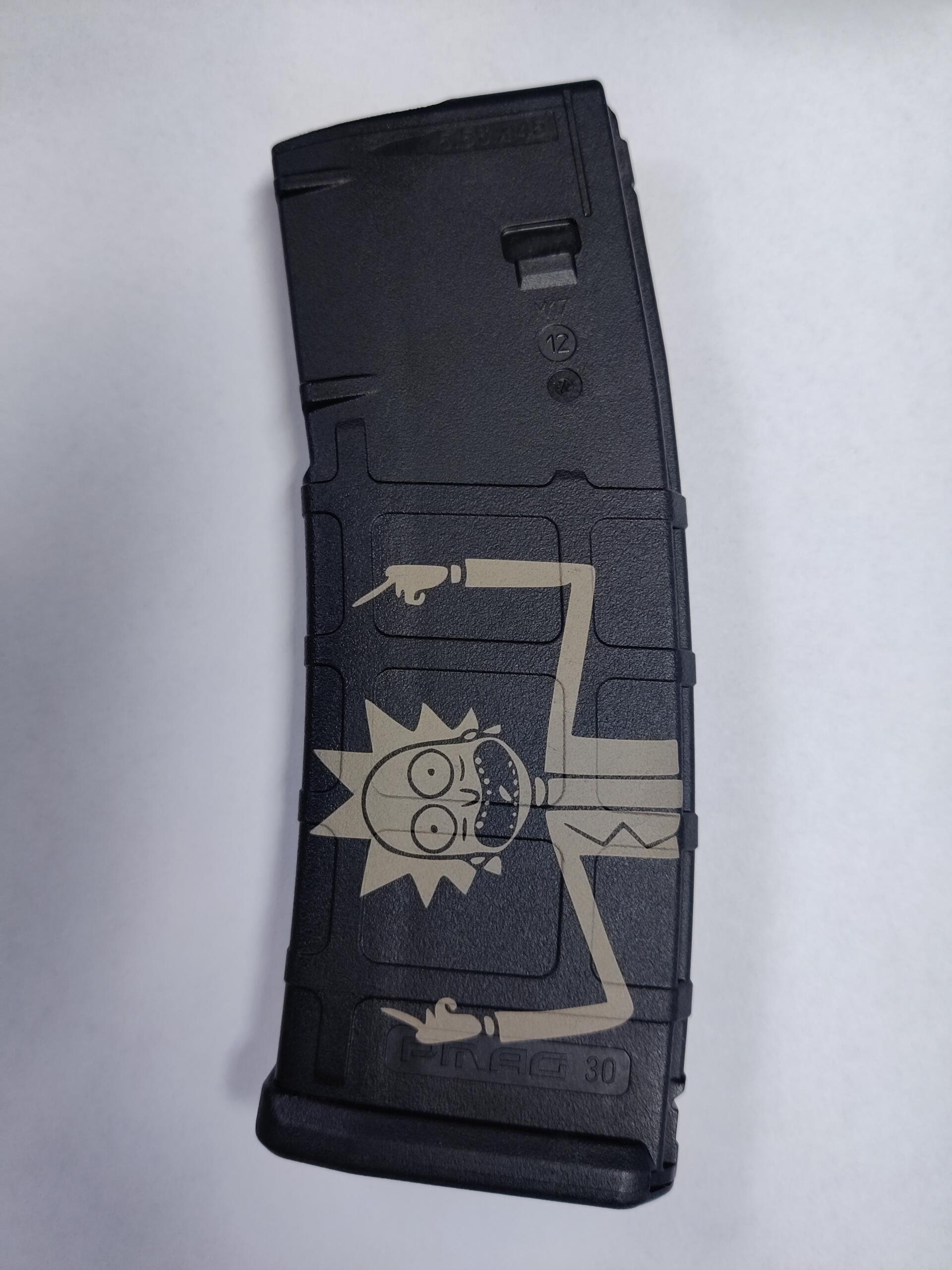 Magpul PMAG AR-15 30rd Magazine Rick Sanchez Peace Among Worlds - Click ...