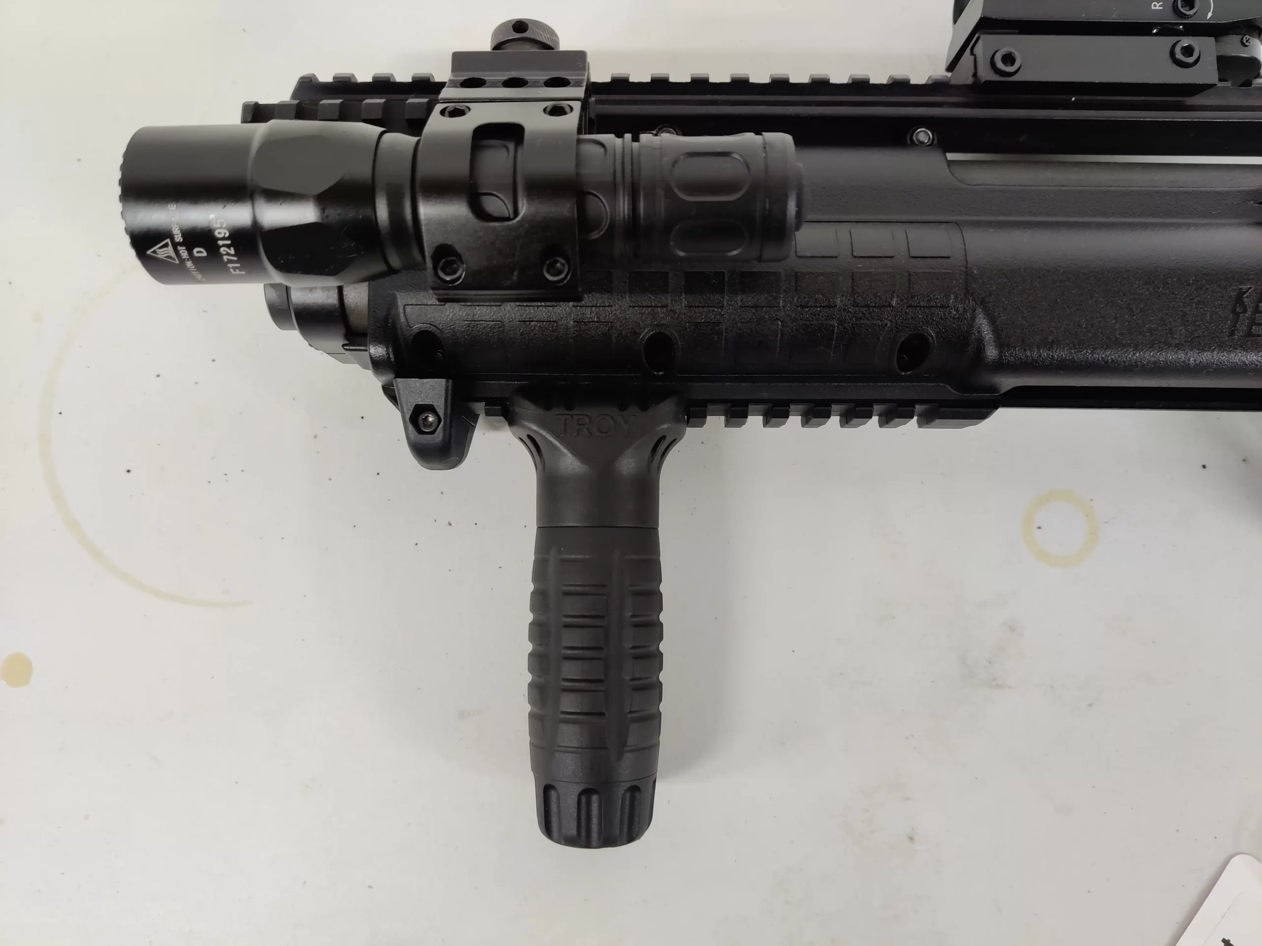Keltec KSG 12 Gauge Bullpup w/Red Dot, Flashlight, Troy Forward Grip ...