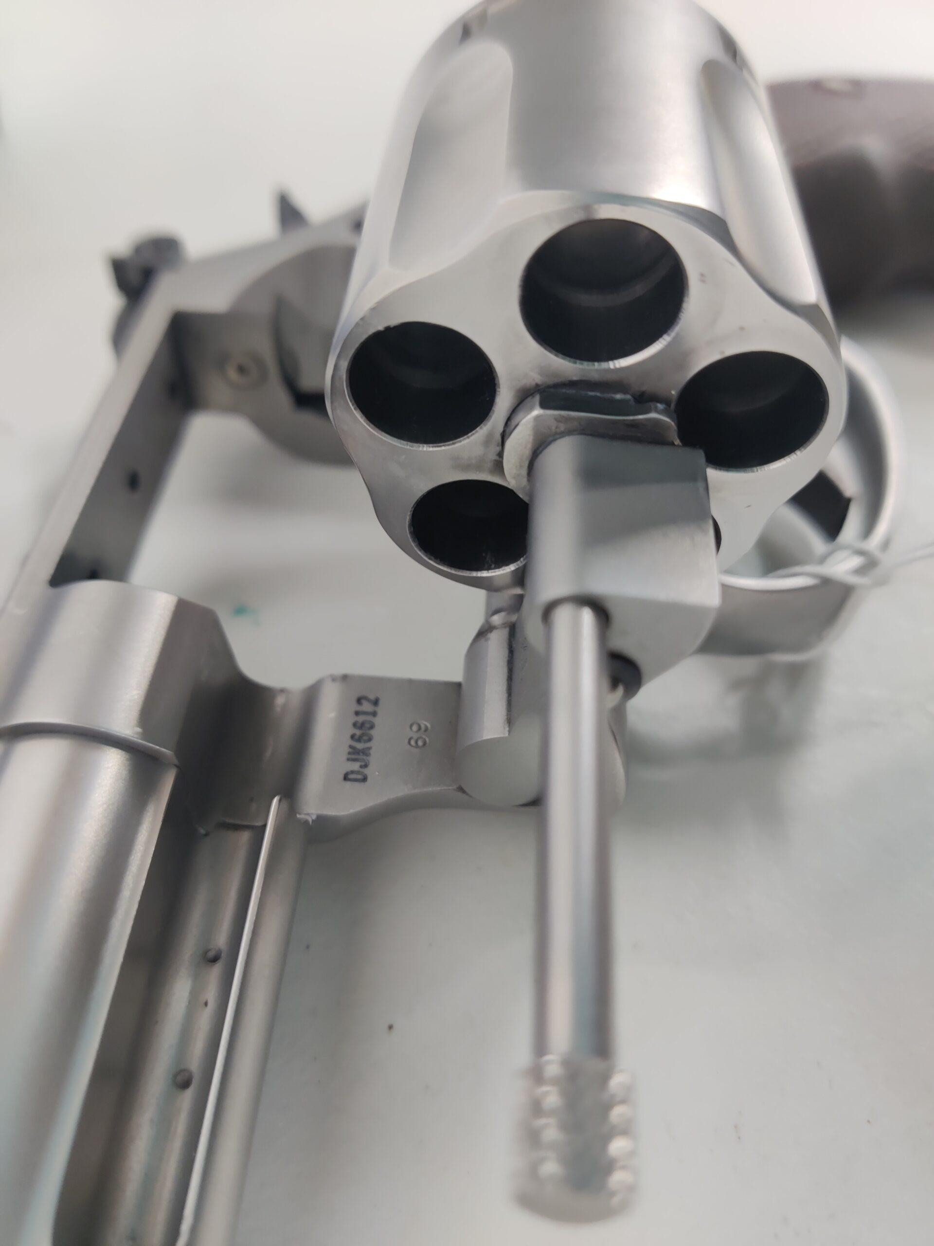 Used Smith & Wesson Model 69 .44 Magnum 4in Stainless Revolver w/Wood ...