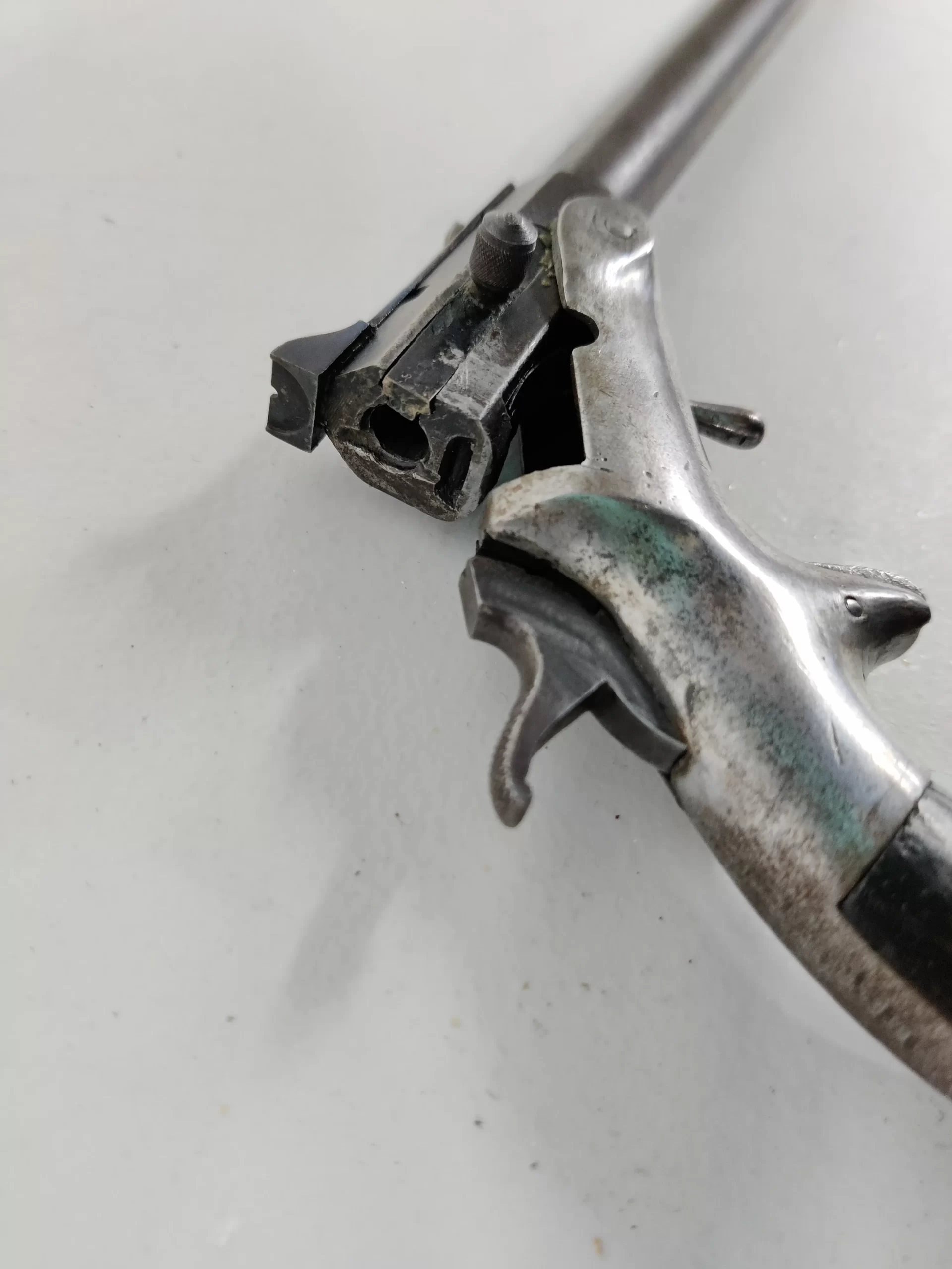 Frank Wesson Bicycle Pistol, Pocket Rifle .22 Cal 11in Barrel Single ...