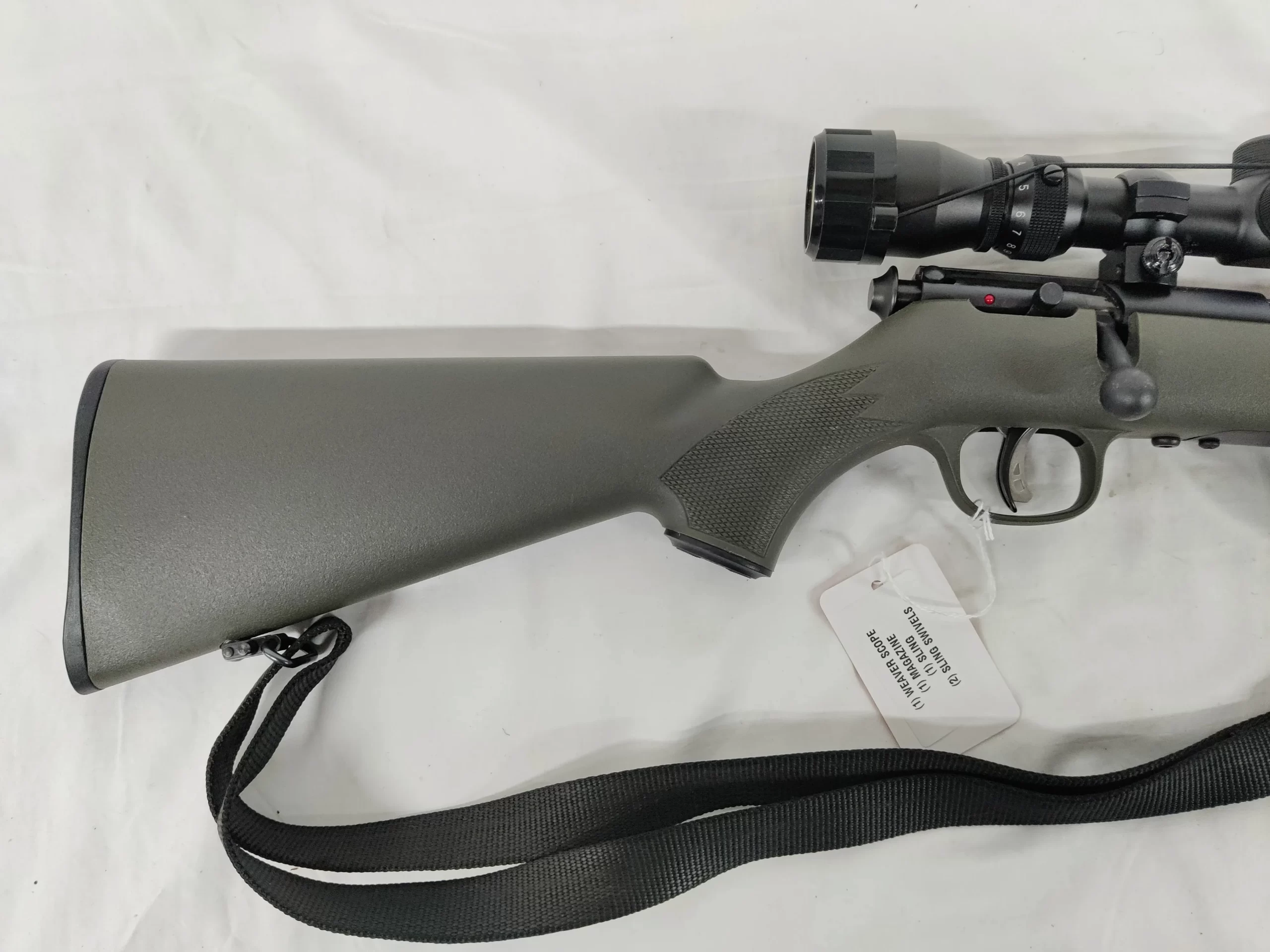 Used Savage Mark II .22 LR Bolt Action Rifle OD Green w/Scope, Sling ...
