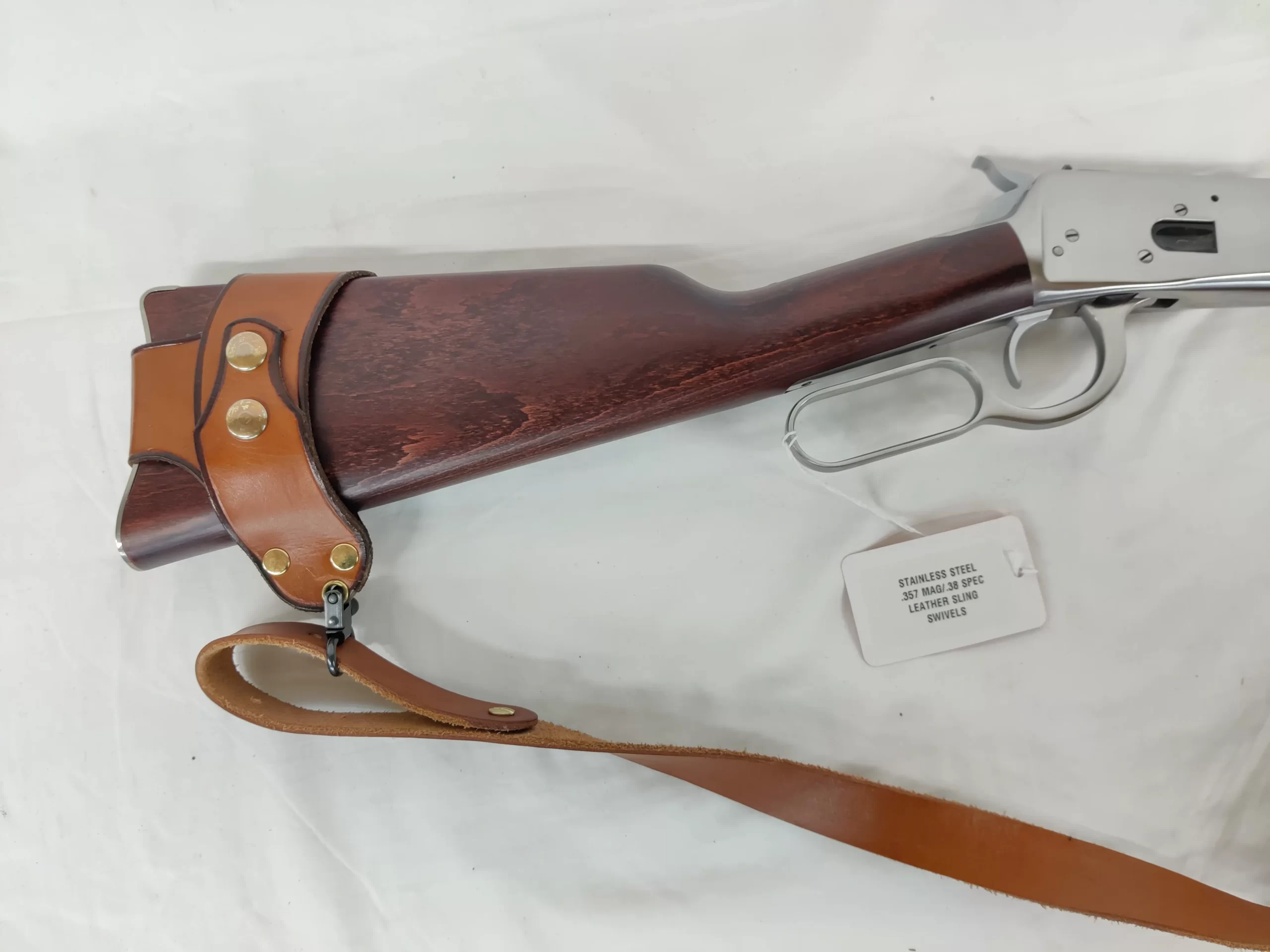 Used Rossi Model 92 .357 Magnum/.38 Special Stainless w/Leather Sling ...