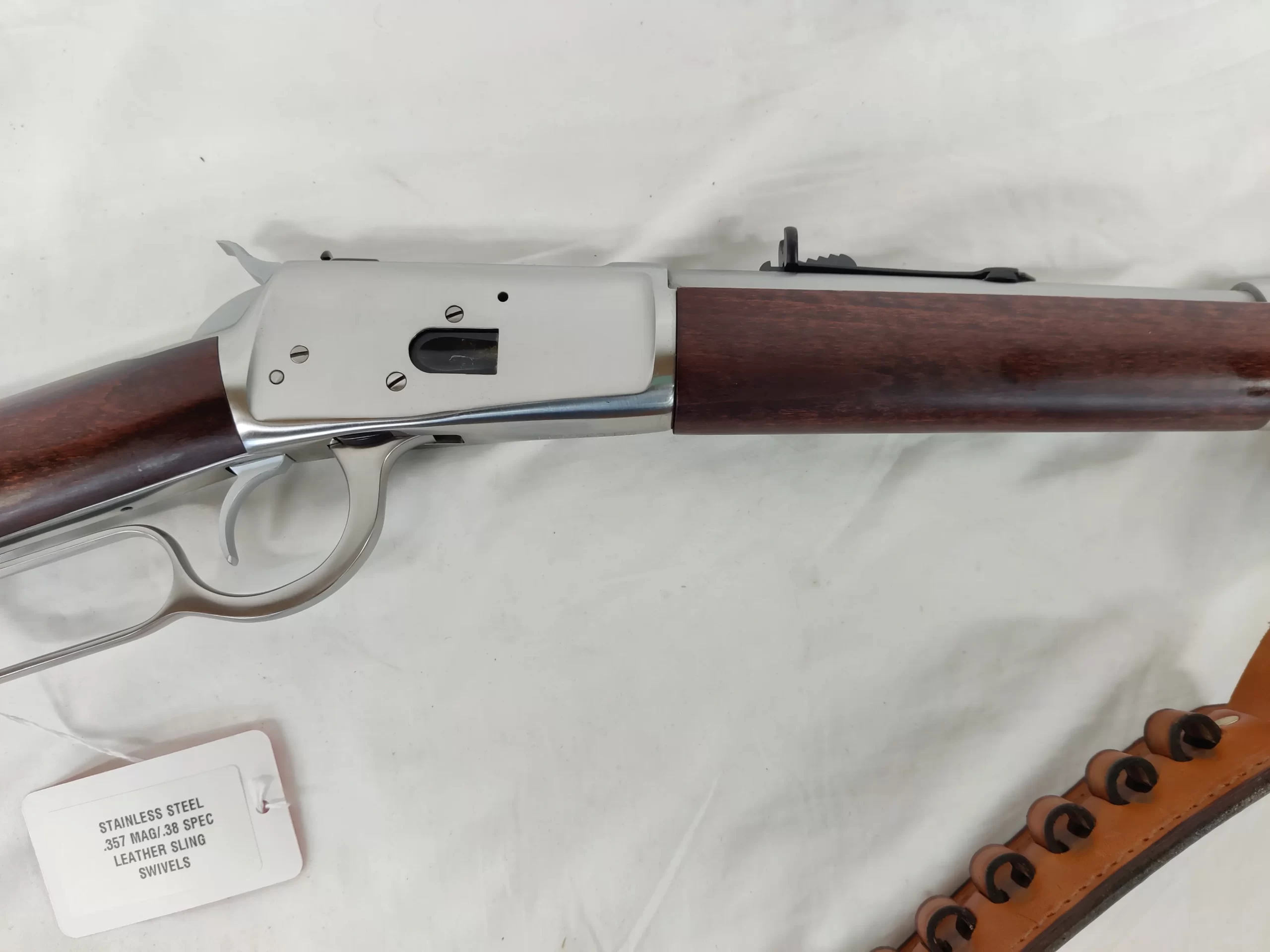 Used Rossi Model 92 .357 Magnum/.38 Special Stainless w/Leather Sling ...