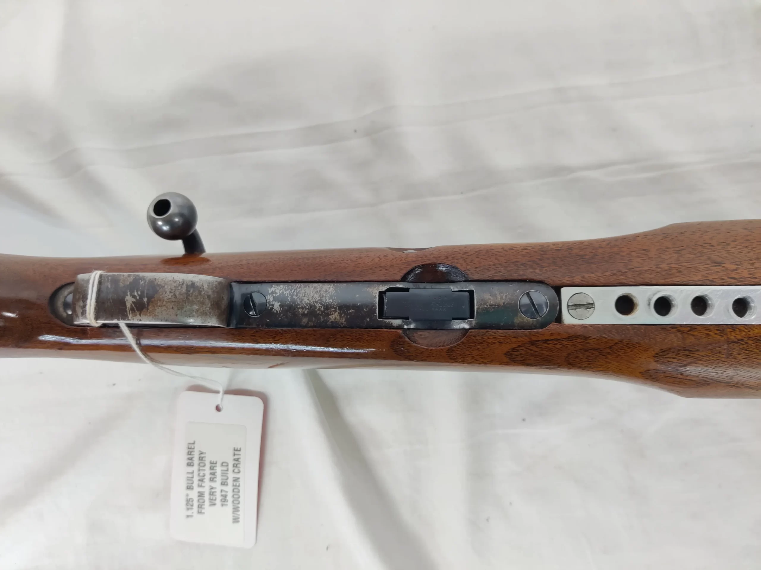 Used Winchester Model 52B Target Rifle .22 LR w/Wood Crate - Click ...
