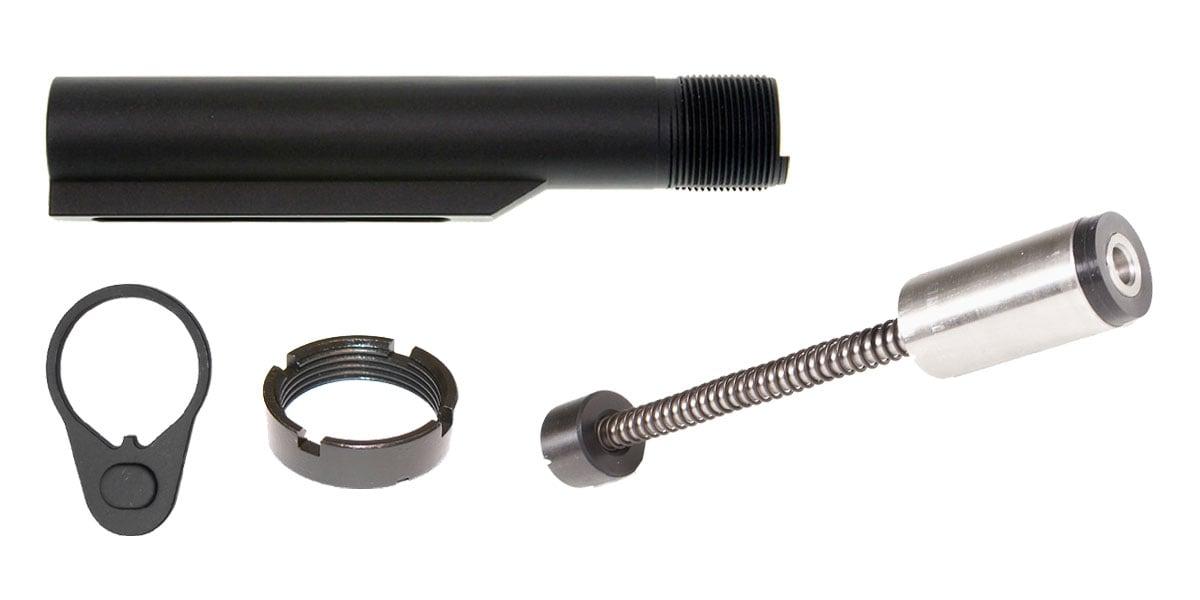 Sound Mitigation Buffer Tube Kit w/ Armaspec LR-308 SMB - Click-Click-Boom