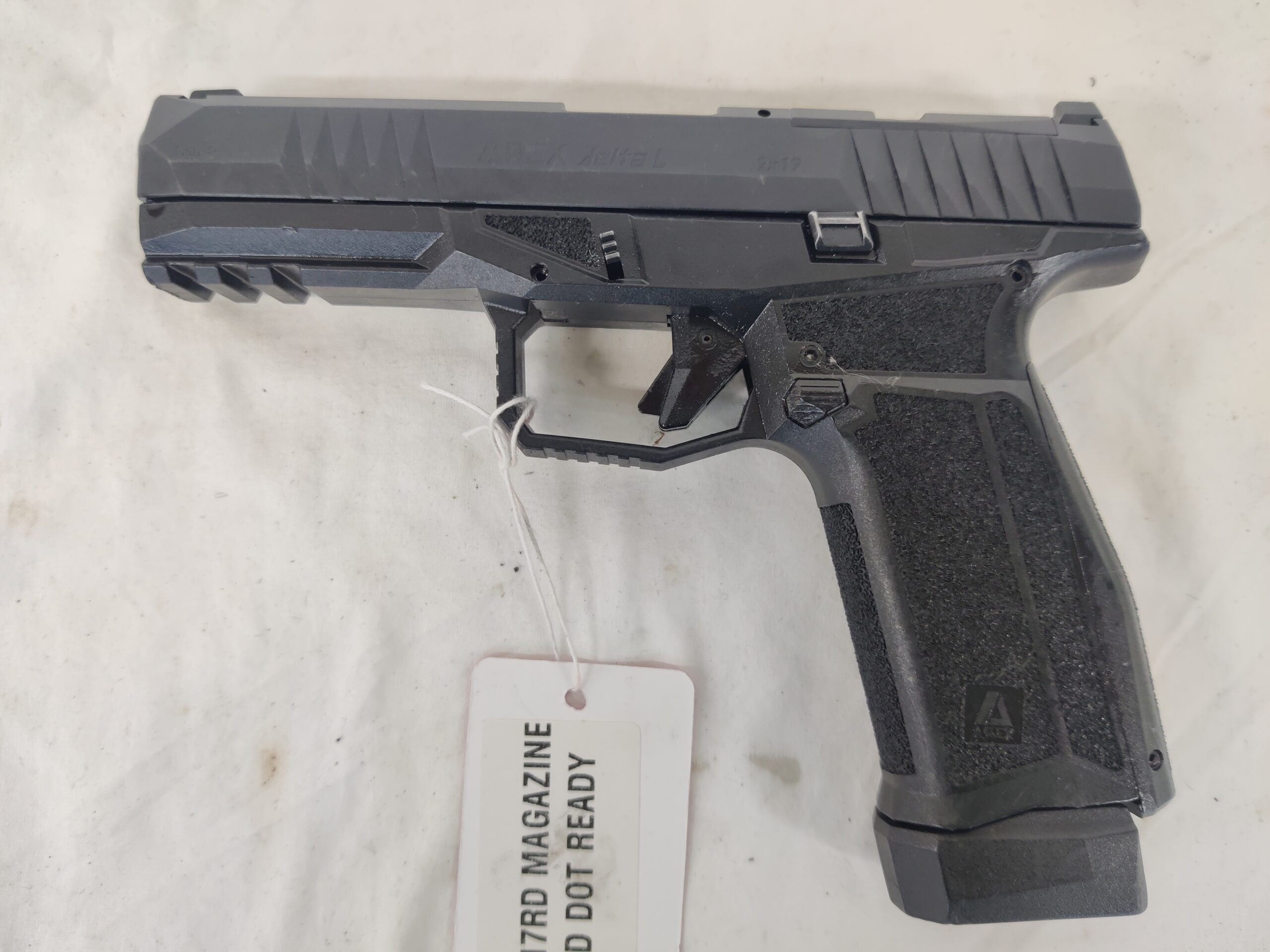 Used Arex Delta L 9MM Luger Semi-Auto Pistol 17rd - Click-Click-Boom