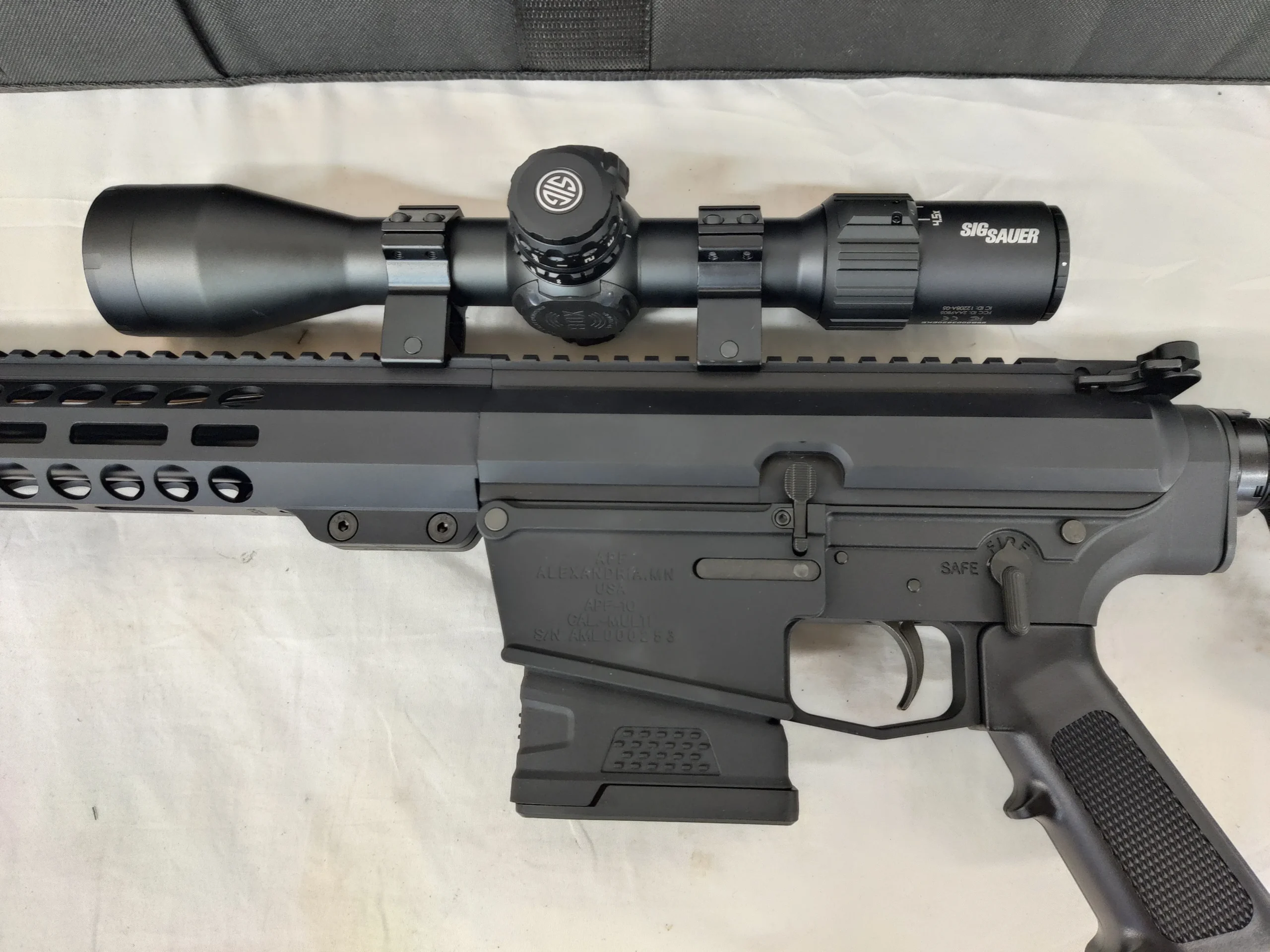 Alex Pro Firearm Pro2A 8.6 Blackout AR-10 Semi-Auto 16in Barrel w/Sig ...