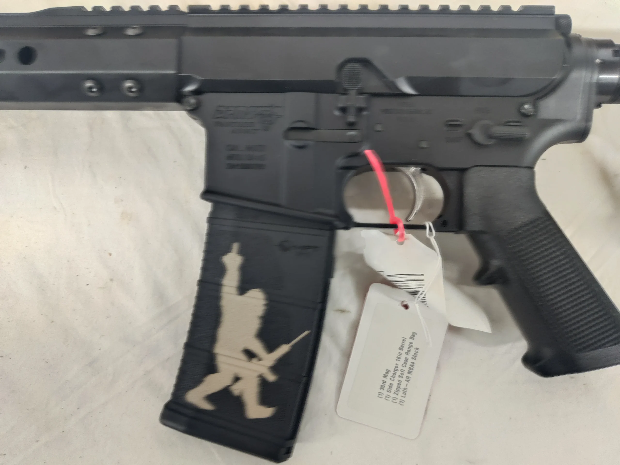 DPMS AR-15 .300 Blackout w/BCA Upper LuthAR MBA4 Stock 20rd Mag, Range ...