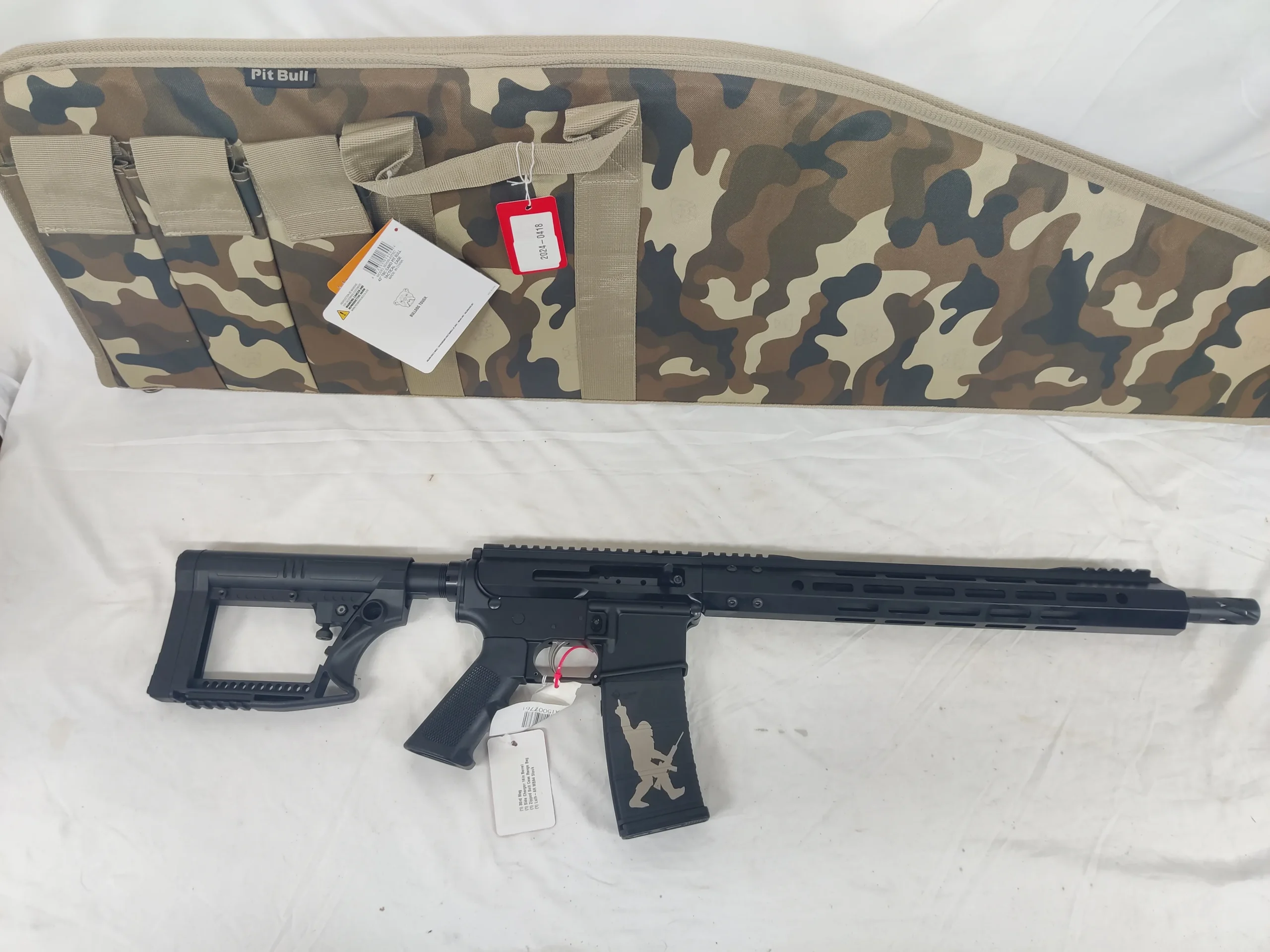 DPMS AR-15 .300 Blackout w/BCA Upper LuthAR MBA4 Stock 20rd Mag, Range ...