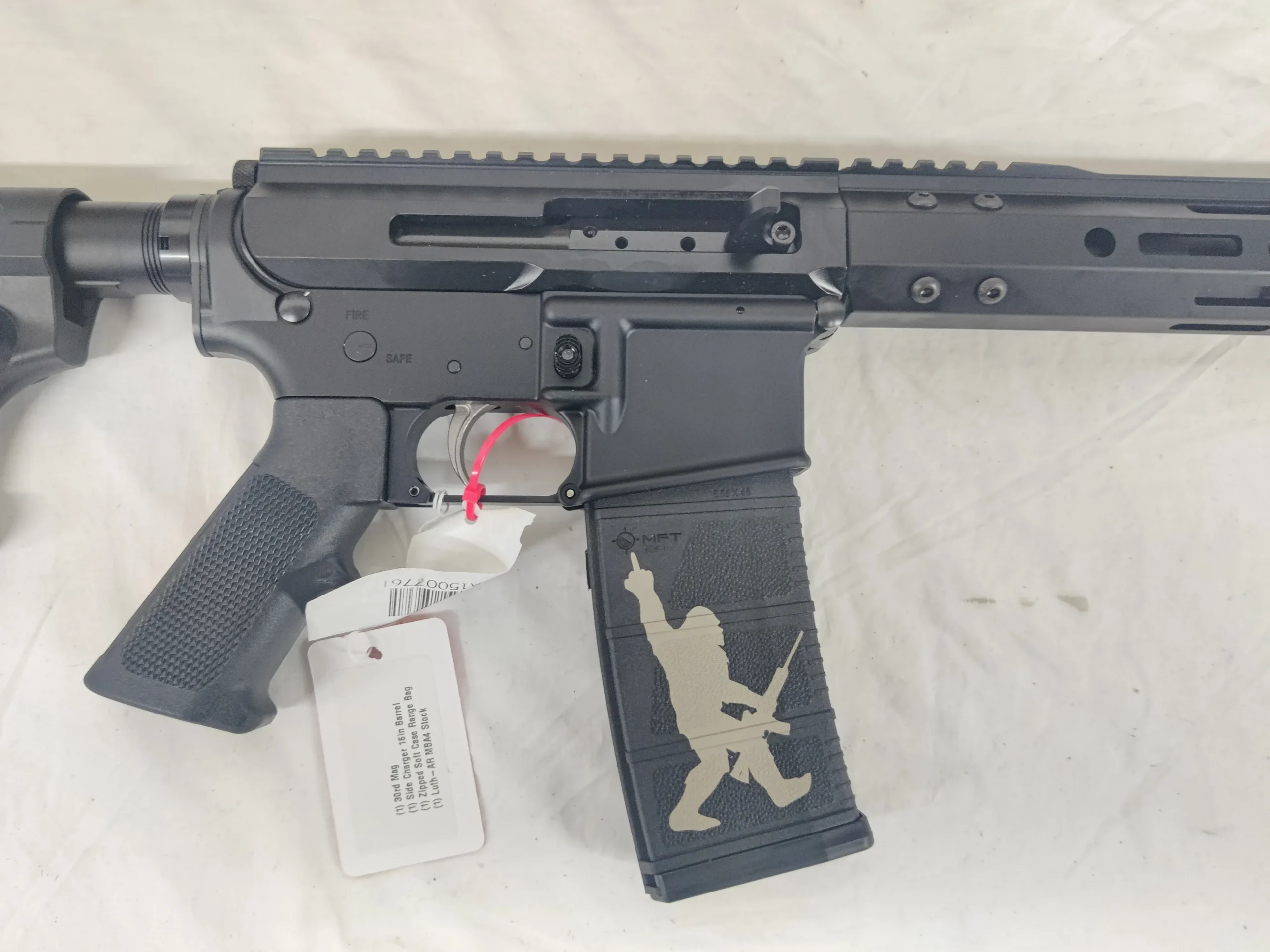 DPMS AR-15 .300 Blackout w/BCA Upper LuthAR MBA4 Stock 20rd Mag, Range ...