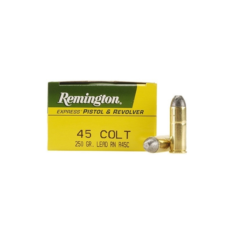 Remington Express 45 Long Colt 250 Grain Lead Round Nose - Click-Click-Boom