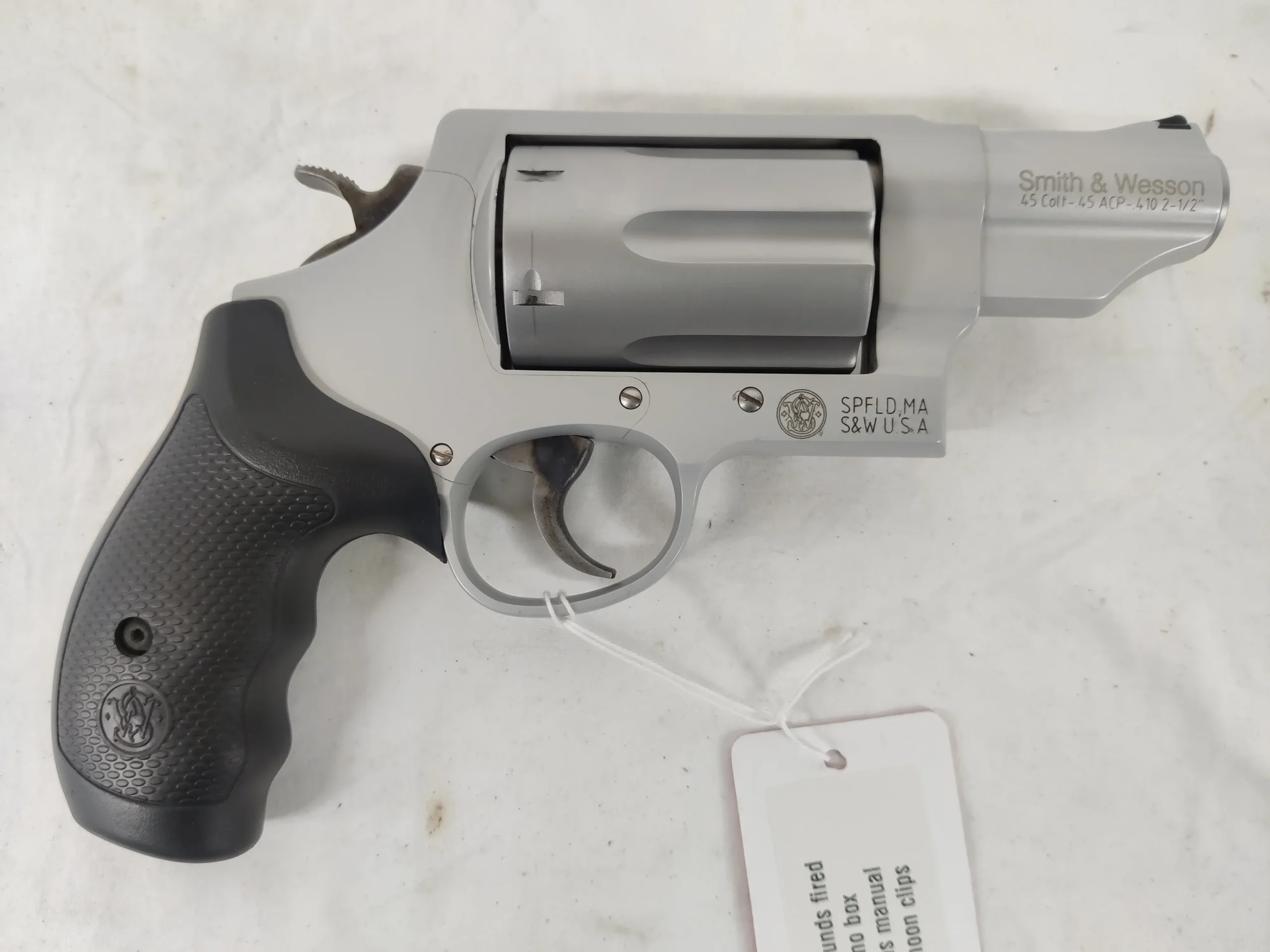 Used Smith & Wesson Governor Stainless .410 Bore/.45LC/.45ACP 2.5in ...