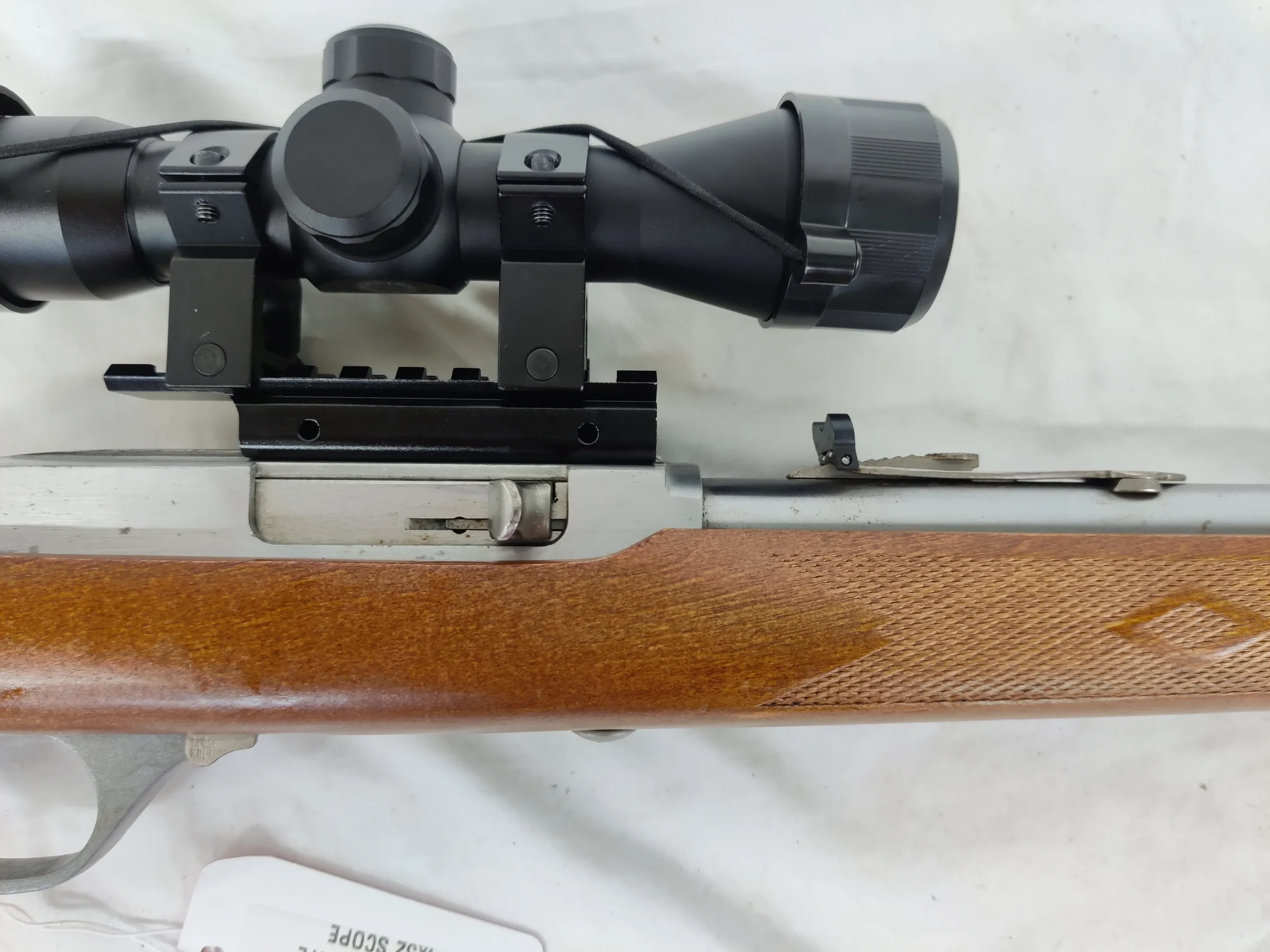 Marlin 60SB Stainless .22LR Semi-Auto Rifle w/Scope and Rings - Click ...