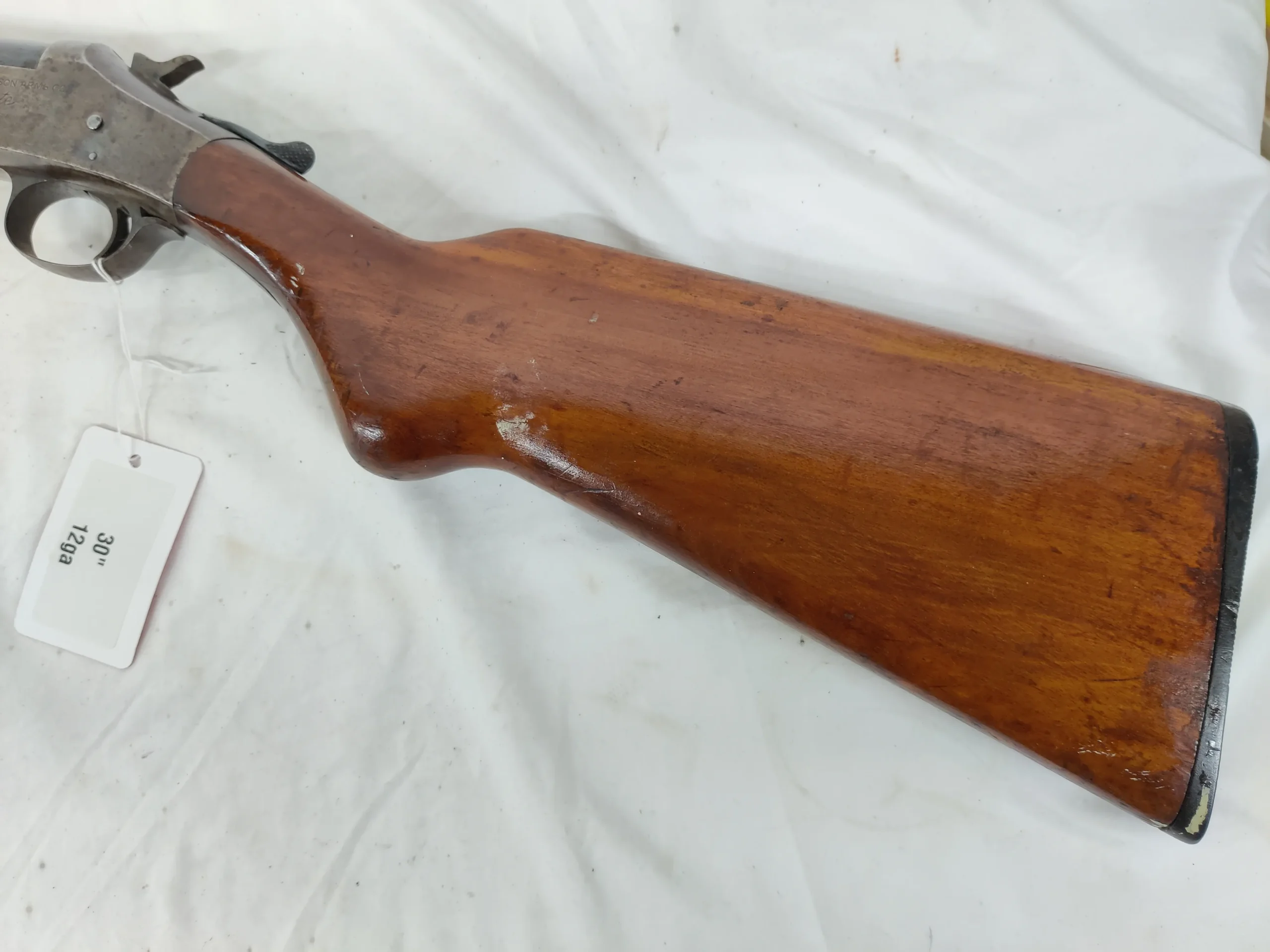 Used Harrington Richardson Bay State 12 Gauge Single Shot Break Open ...