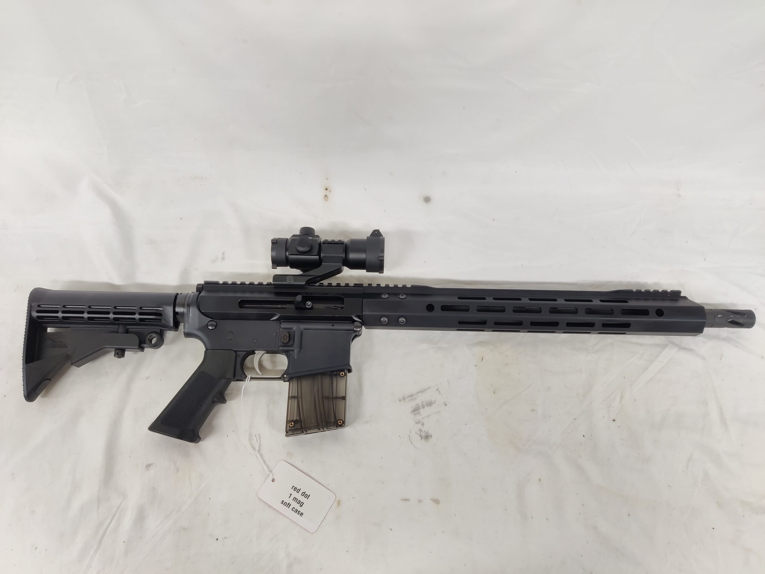 Anderson/BCA AR-15 .22WMR Semi-Auto Rifle, 14rd Mag, Side Charger w/So ...