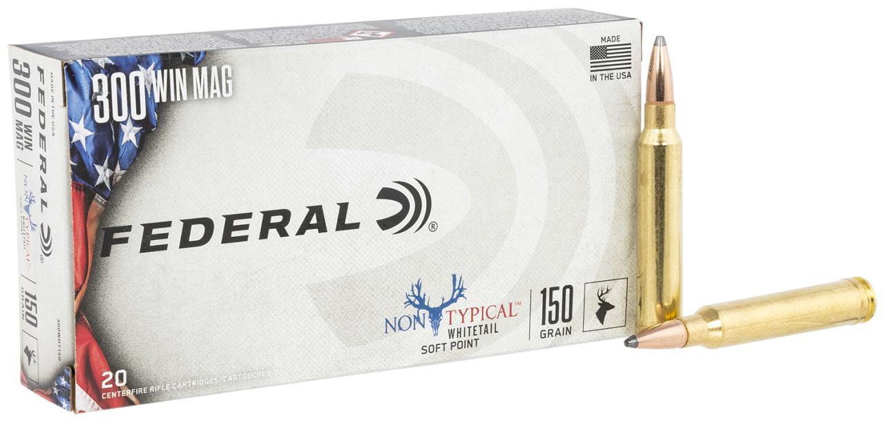Federal Non- Typical 300 Winchester Mag 150 Grain Sp | 20 Rounds ...