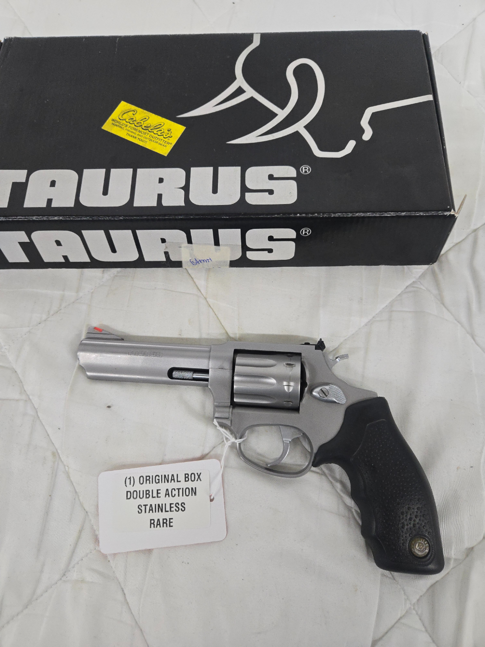 Used Taurus 94 .22LR Stainless Revolver 4in Barrel Double Action w ...