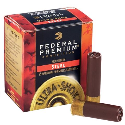 Federal Ultra-Shok 12 Gauge 2.75" 1.25oz #4 Steel Shot - 25
