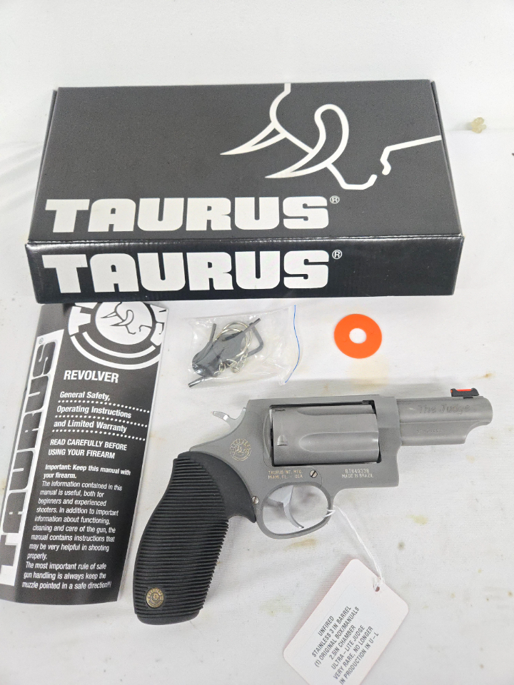 Used/Unfired Taurus Judge Ultra-Lite Double Action Revolver,