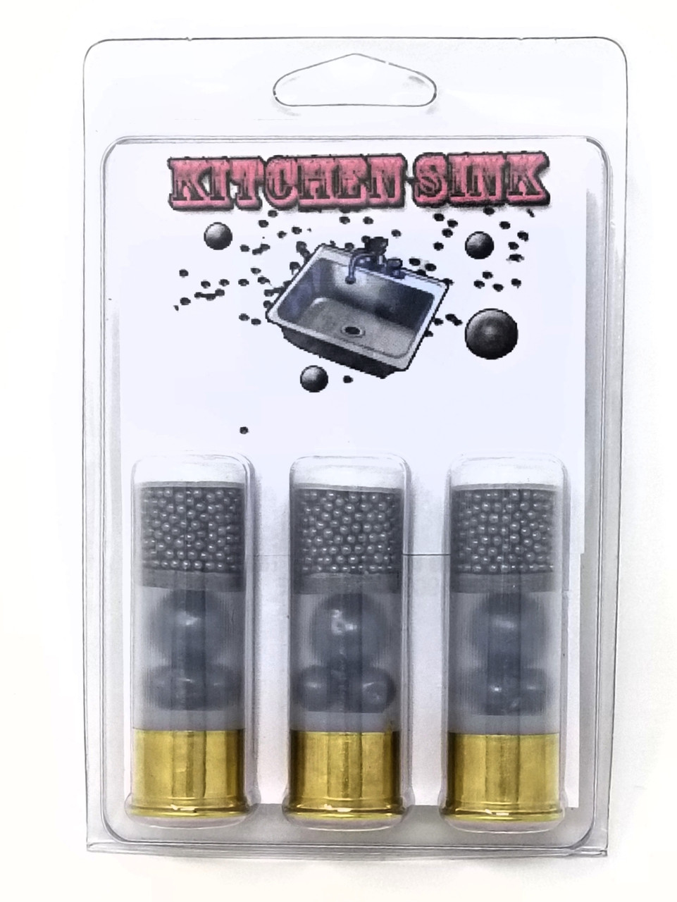 Paraklese Technologies 12 Gauge Ammunition 2-3/4” Kitchen Sink 3 Rounds ...