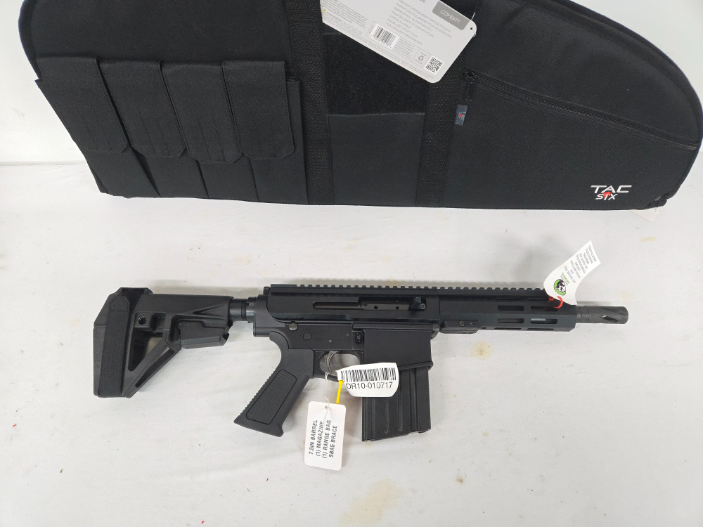 DPMS/BCA AR-10 Pistol .308 WIN 7.5in Barrel Semi-Auto, Side Charger w ...