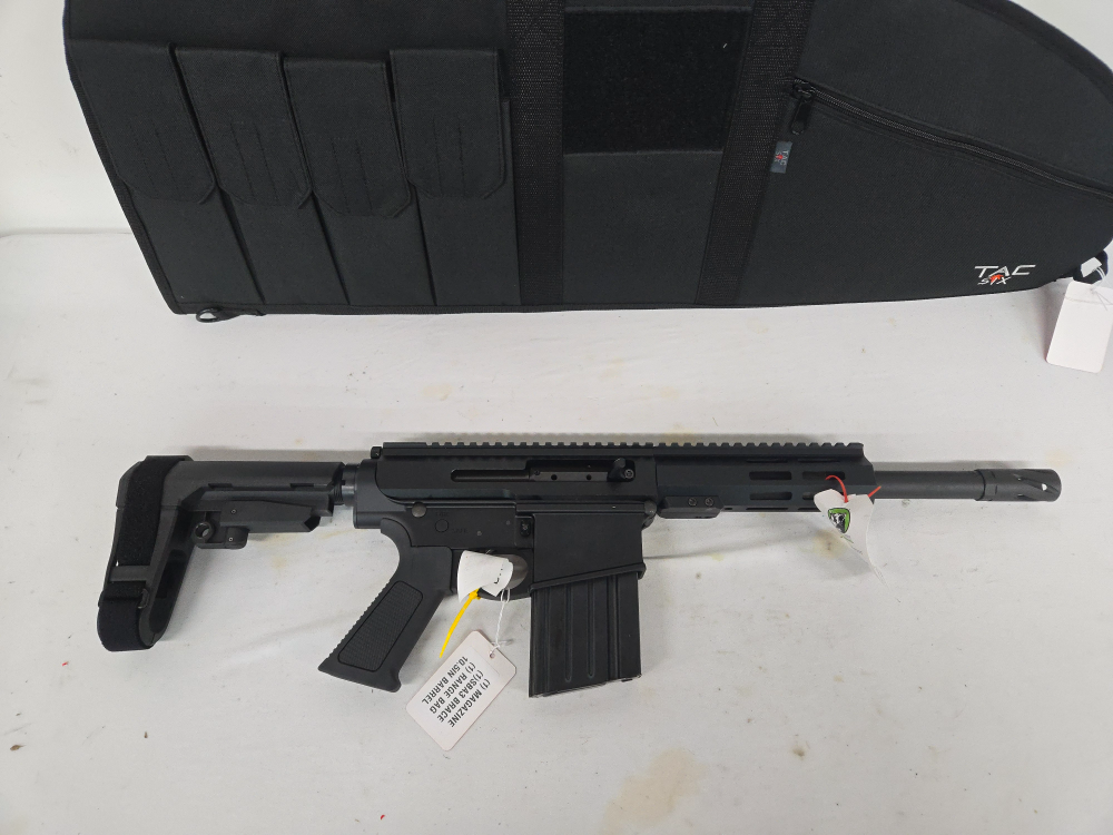 DPMS/BCA AR-10 8.6 Blackout 10.5in Barrel Semi-Auto Pistol Side Charger ...