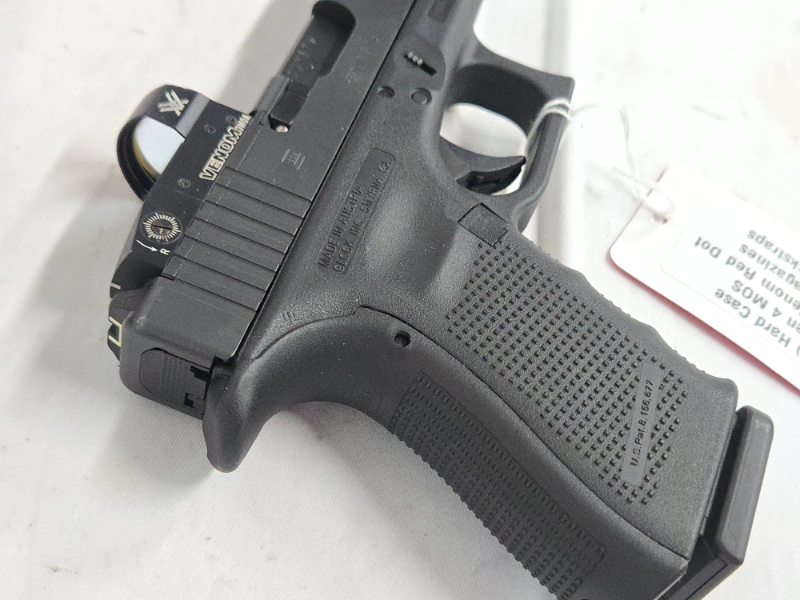Used Glock 19 Gen 4 MOS 9mm Luger Semi-Auto Pistol w/Venom 3 MOA Red ...